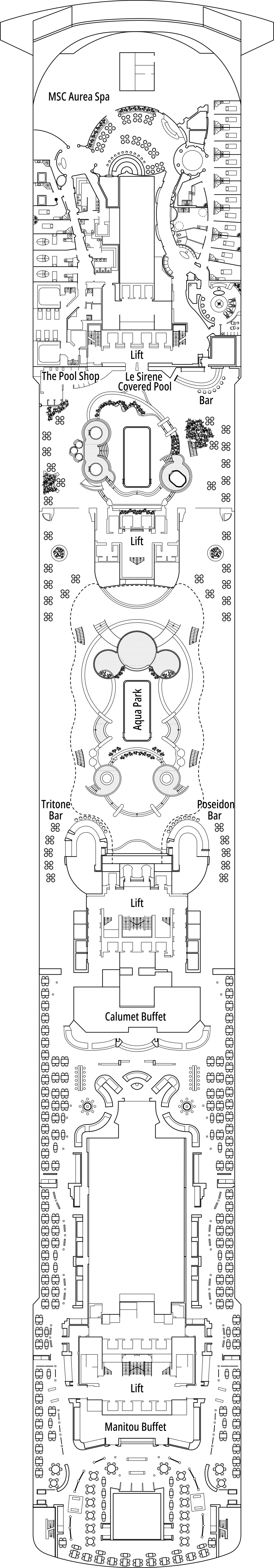 MSC Divina Deck Plan & Cabin Locations (2025)